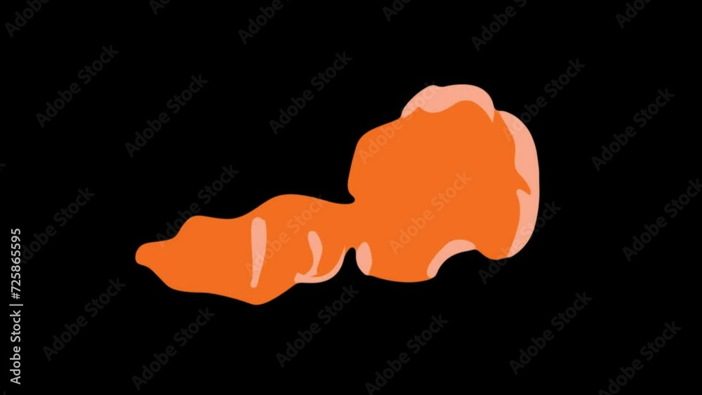 Vidéo Stock flame wipe animation.4k Cartoon fire animation pack. 4k ...