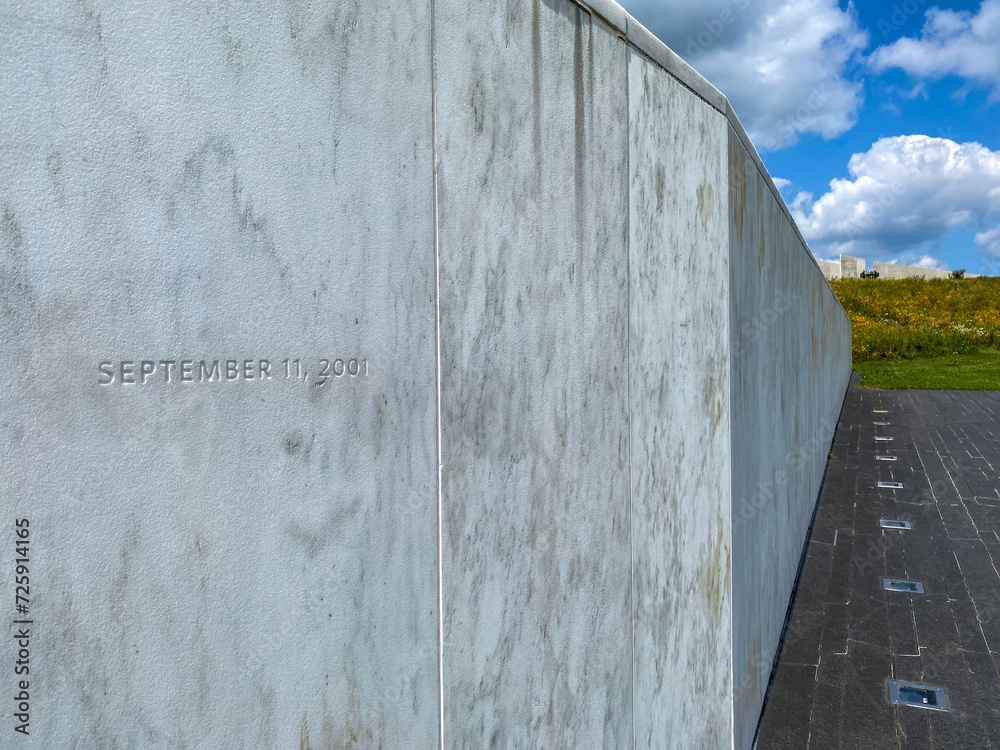 The Flight 93 National Memorial. September 11 hijacked United Airlines ...