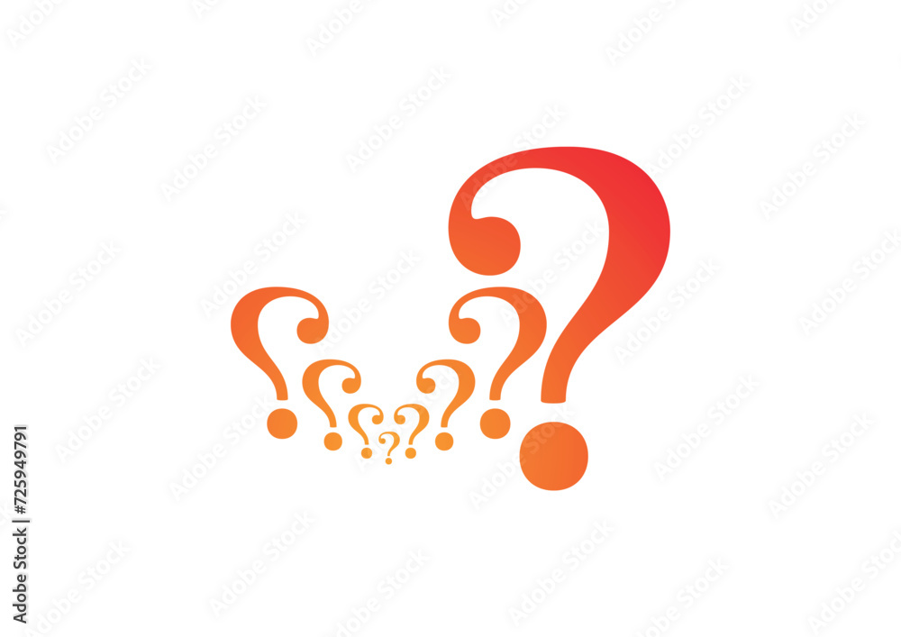 question mark concept for business, education world. question marks ...