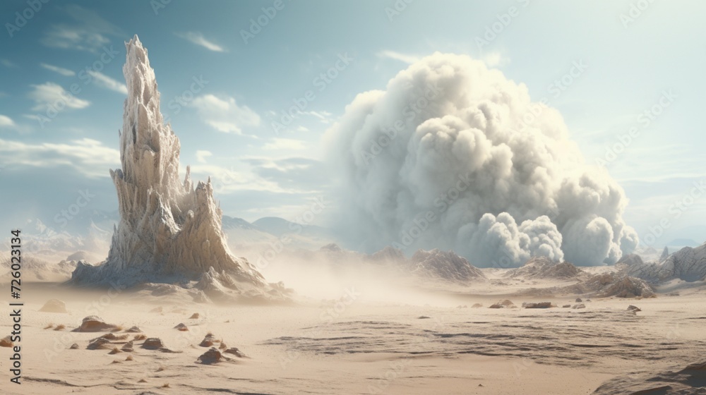 Celestial Choreography: Enchanting Dance of Cosmic Dust Devils in the ...