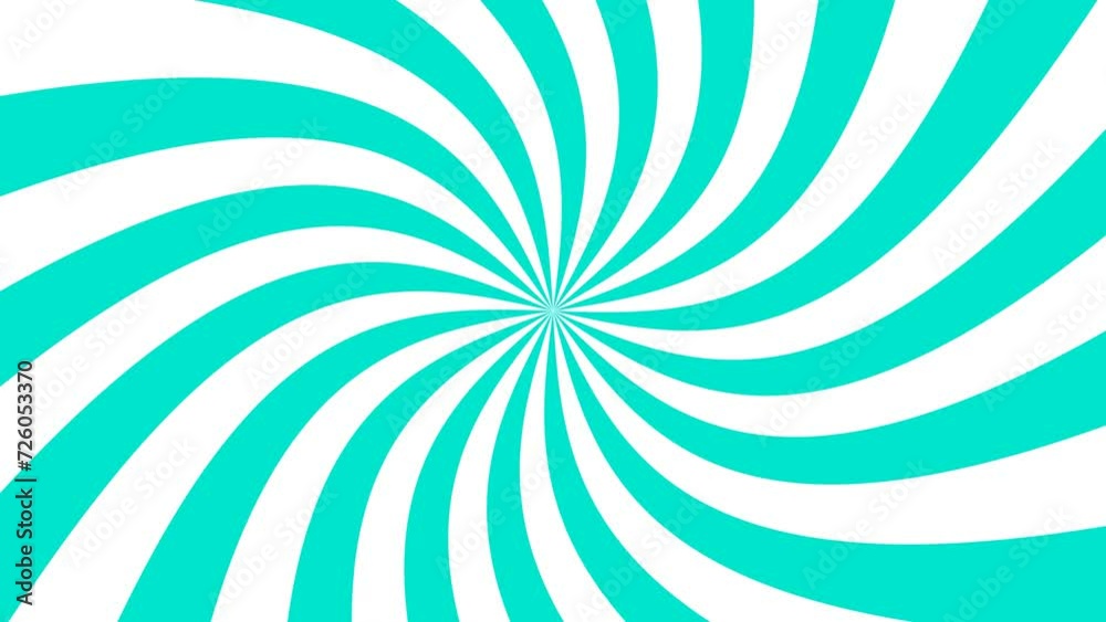 Vidéo Stock cyan and white color sun burst visual background pack ...