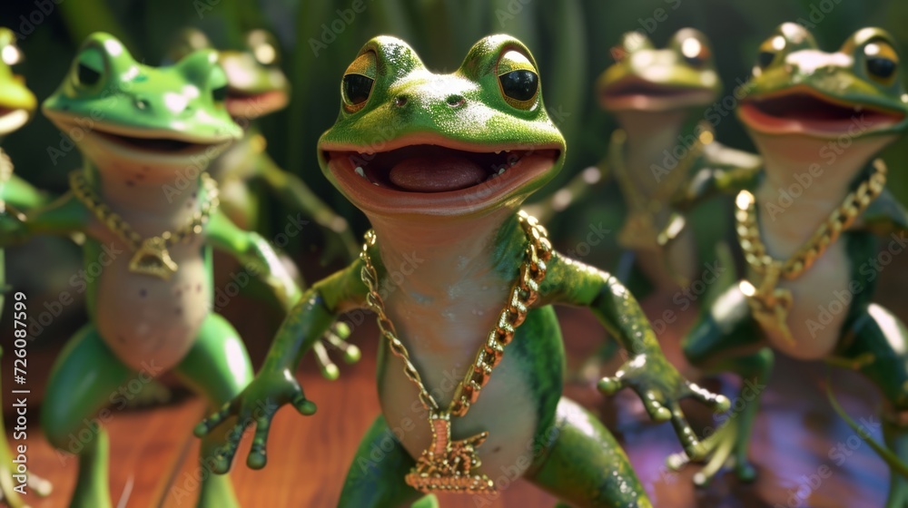 As the final round approaches one frogs croak turns into an epic rap ...