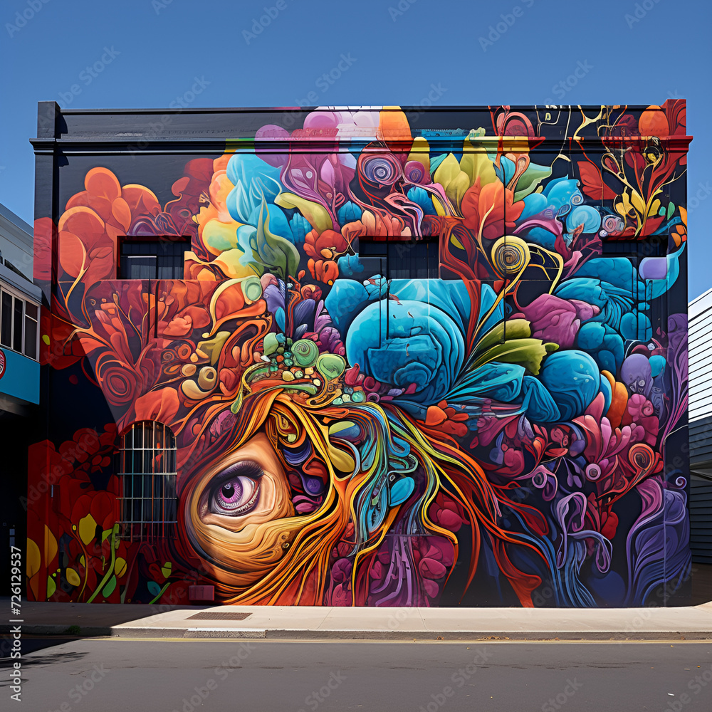 Street painting ideas for old buildings, ideas, street paintings, art ...
