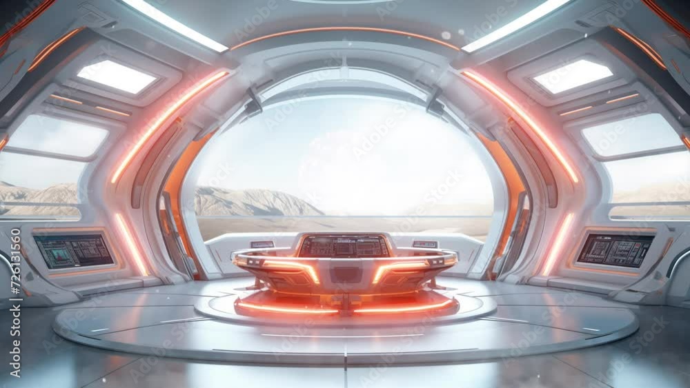 High resolution hdr hdri panoramic view of futuristic. Concept of ...