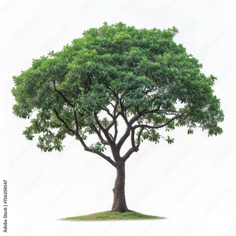 Image of shorea roxburghii G.Don (White Meranti)trees against a clean ...