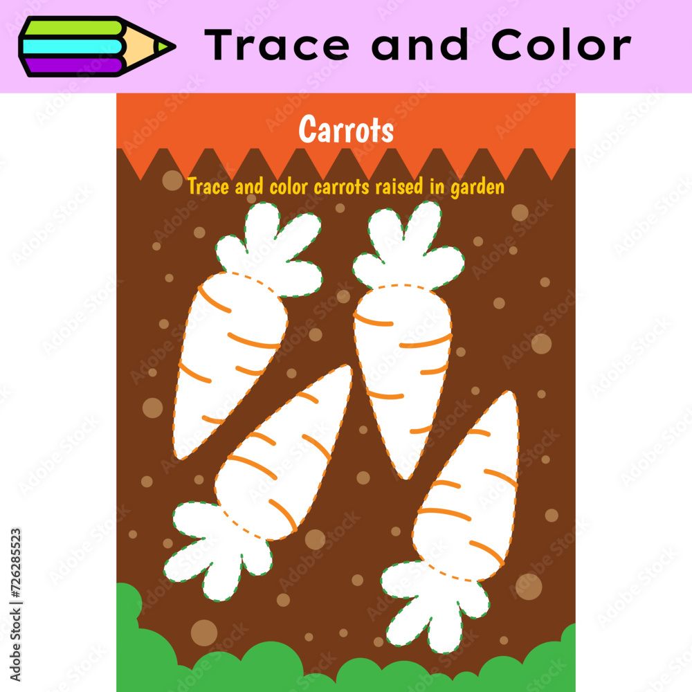 Pen tracing lines activity worksheet for children. Pencil control for ...