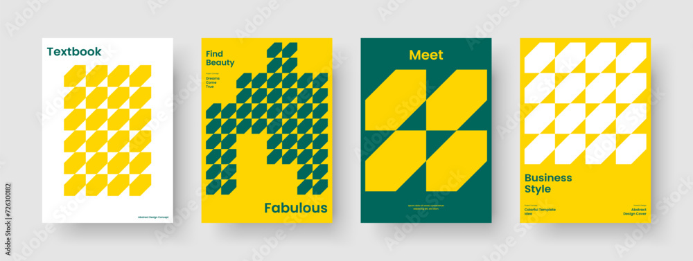 Abstract Poster Layout. Modern Brochure Design. Creative Report ...