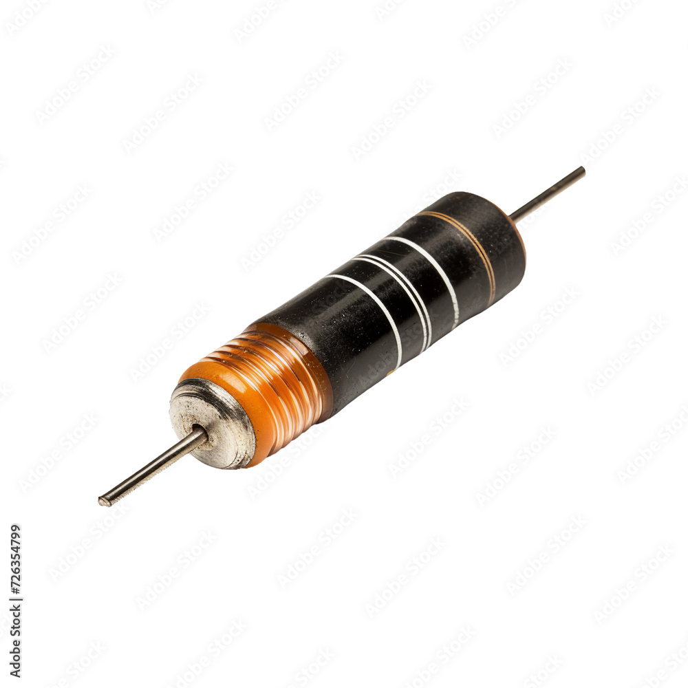Resistor, transparent background, isolated image, generative AI Stock ...