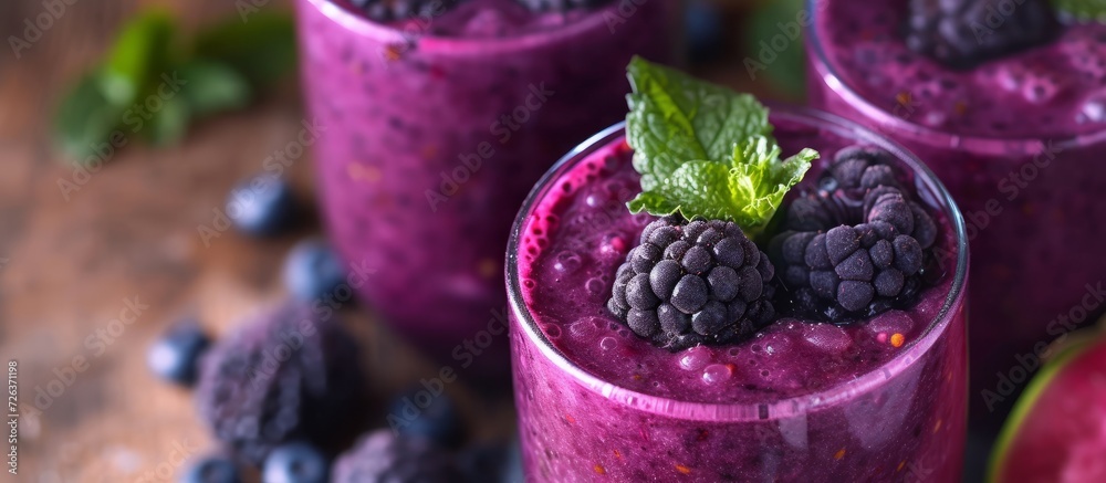 Colada morada is a thick, purple liquid made from purple corn flour and ...