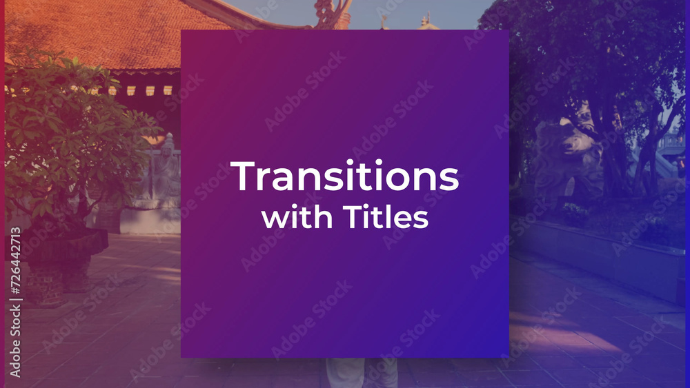 Title Overlay Transition | in 4K and 1080x1920 Stock Template | Adobe Stock