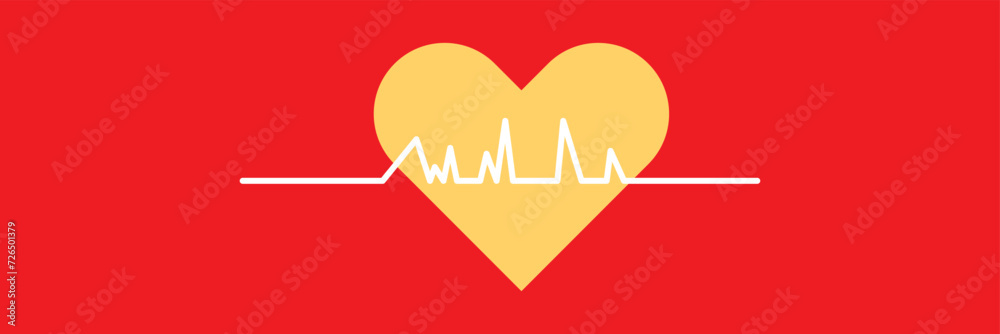 heartbeat icon on isolated transparent background. heart beat pulse ...