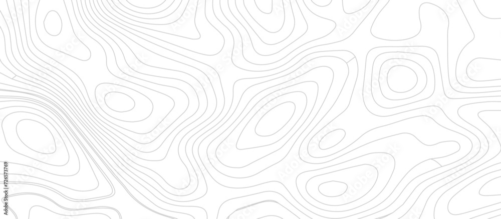 Abstract topographic Contour Map Subtle White Vector Background . Blank ...