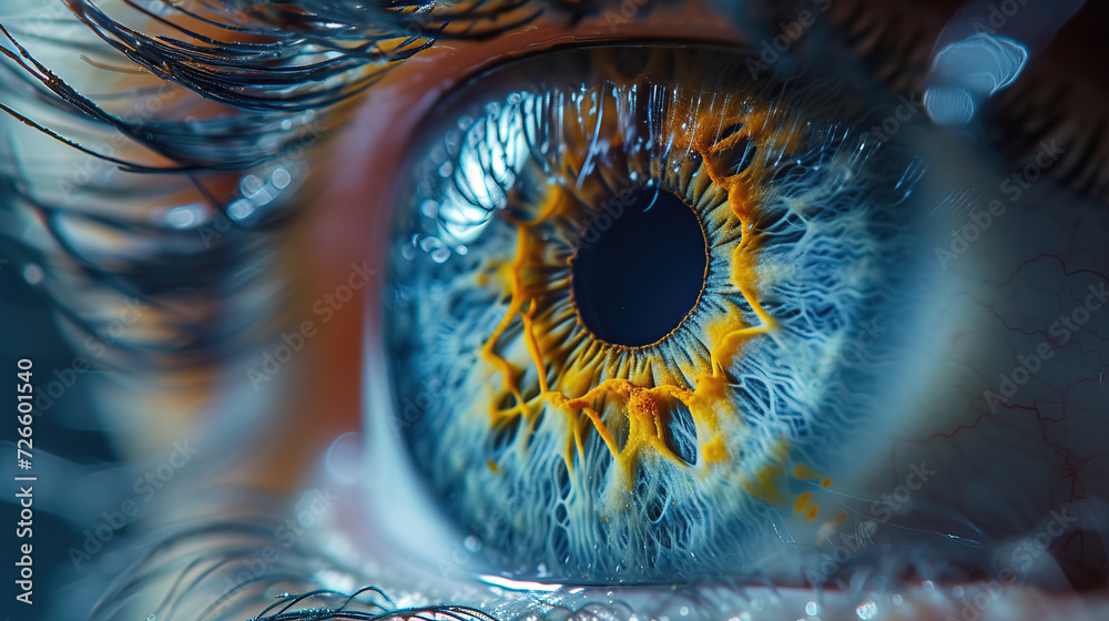 The human pupil, a marvel of precision, contracts in response to light ...