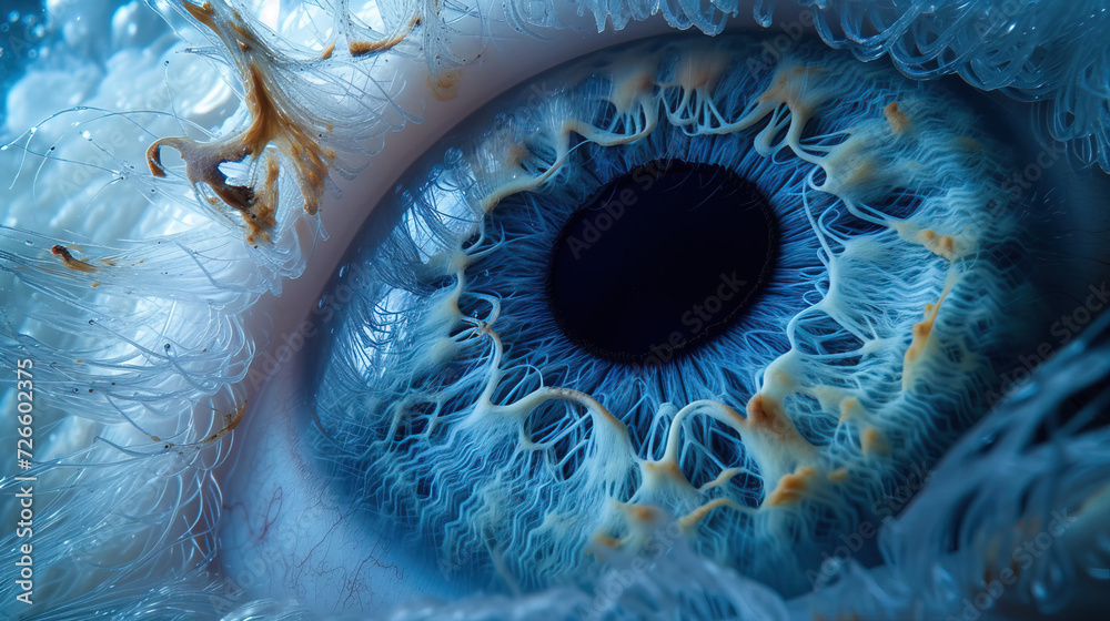 The human pupil, a marvel of precision, contracts in response to light ...