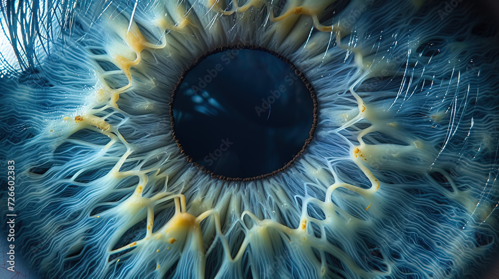 The human pupil, a marvel of precision, contracts in response to light ...