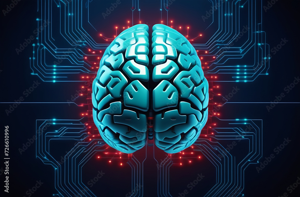 Detailed portrayal of how the brain of an artificial intelligence looks ...