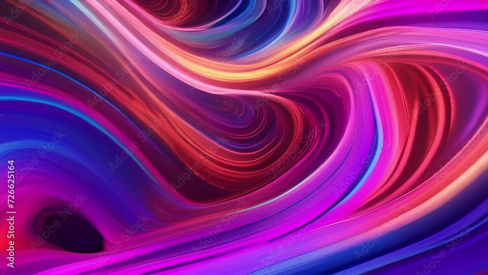 A symphony of color and movement representing the fluidity and rhythm ...