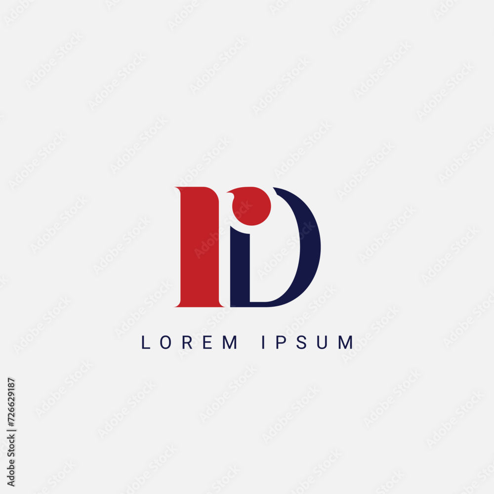 Vetor de RD Logo Design, Inspiration for a Unique Identity. Modern ...