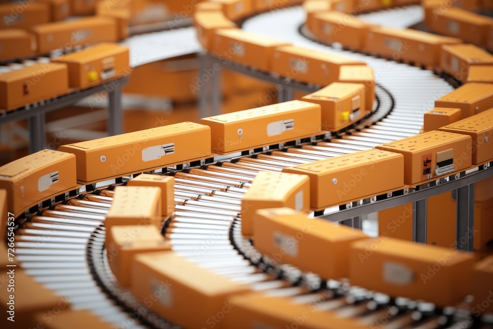 Get a detailed view of a miniature railroad system with this close-up ...