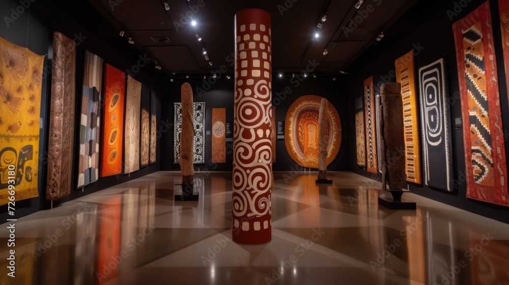Indigenous art installations and exhibitions honoring the culture and ...