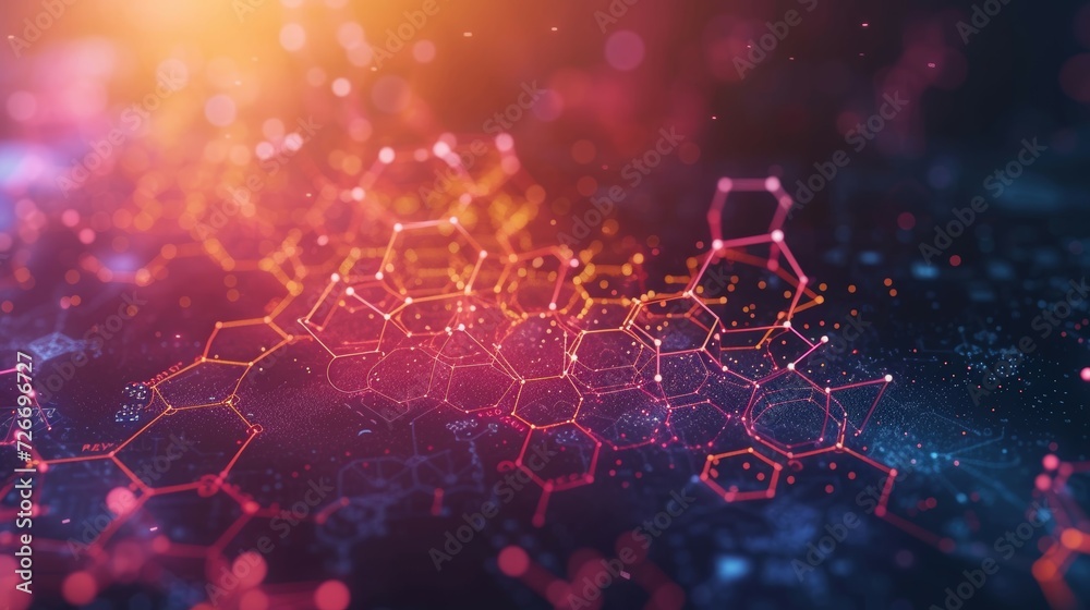 Molecular Biochemistry research background design concept wallpaper ...