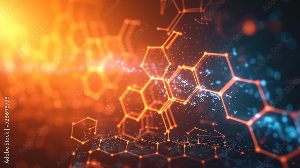 Molecular Biochemistry research background design concept wallpaper ...