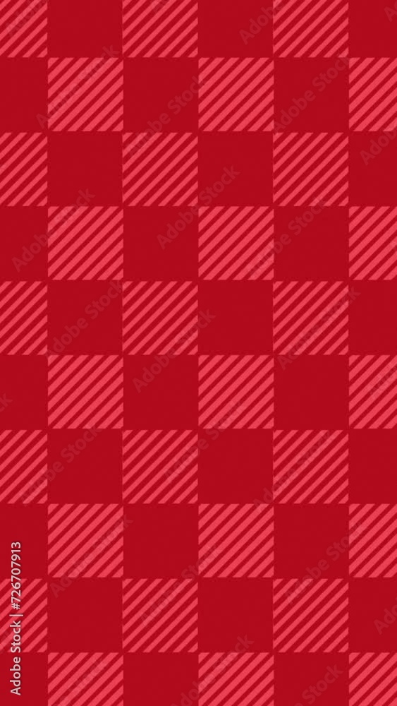 Seamless looped red color minimalistic pattern motion graphics ...