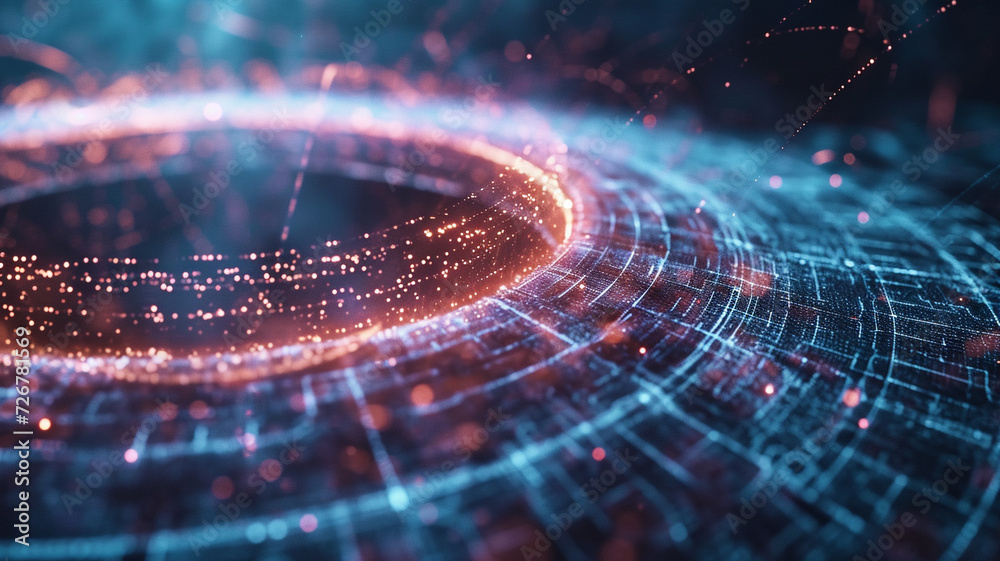 Electromagnetic field around man woman person, combination of invisible ...