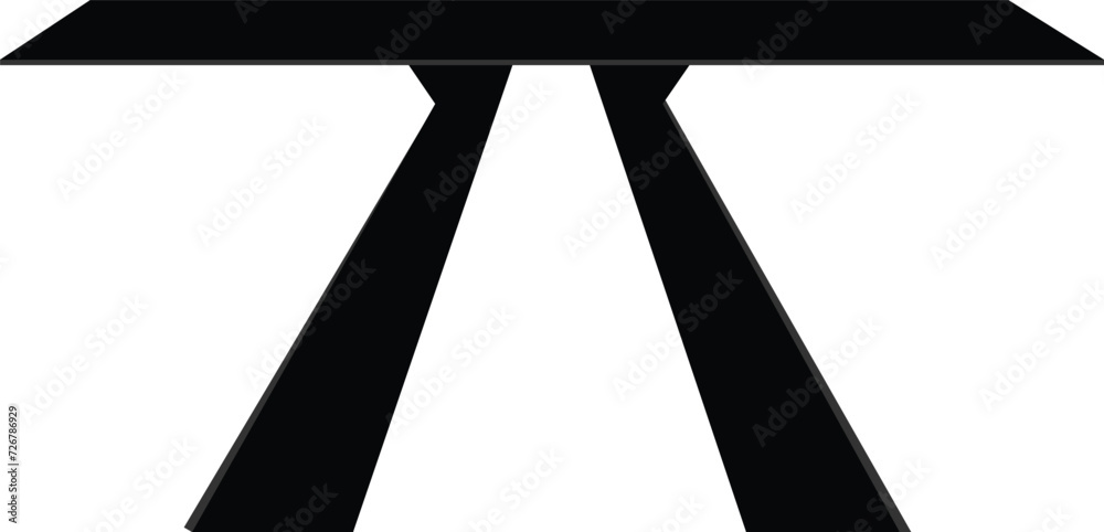 table and chair display detailed. Wooden table. Cafe and home decor ...