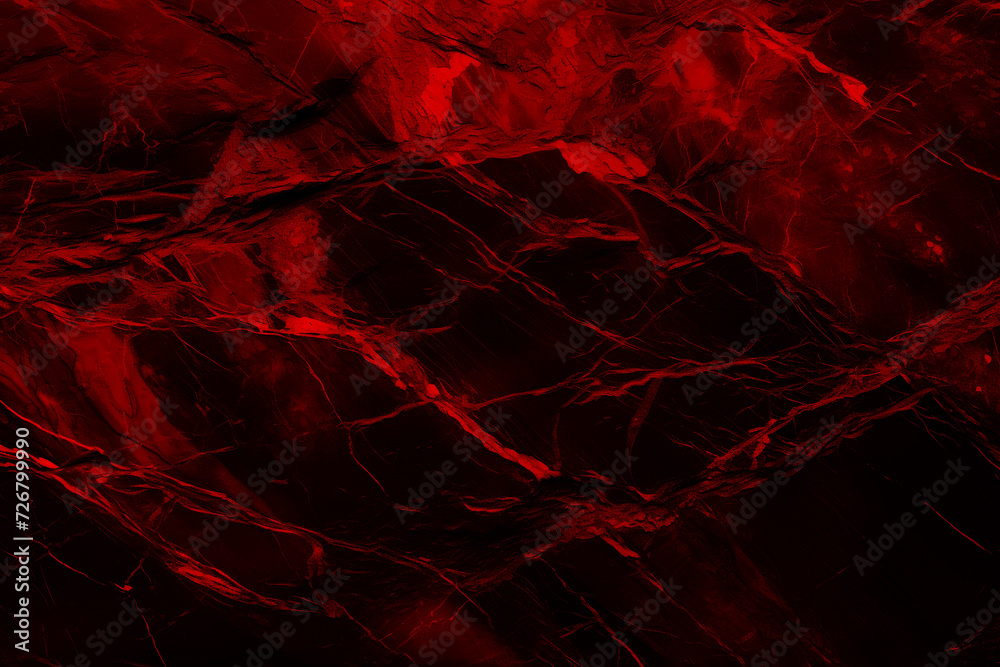 Surface of burgundy marble abstract stone texture with red veins dark ...