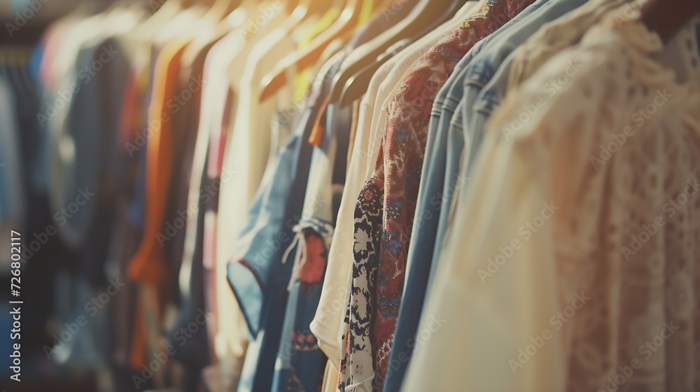 Second hand wardrobe idea. Circular fashion, eco friendly sustainable ...