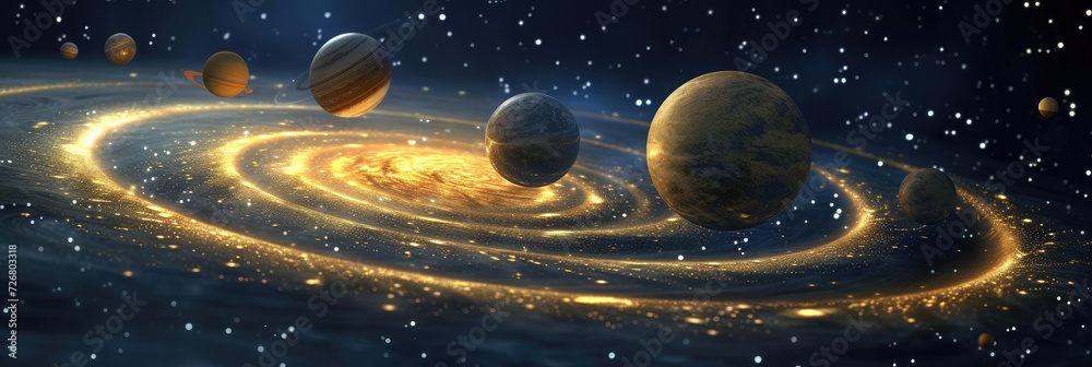 planets in the solar system orbiting around another star, universe ...