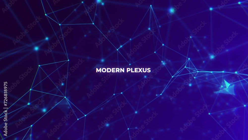 Modern Plexus Titles Stock Template | Adobe Stock