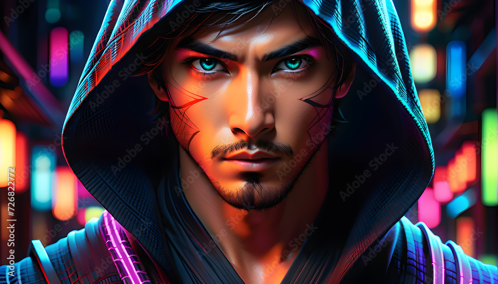 Infinite Chroma Ninja Assassin: A Visual Marvel of Striking Attire and ...