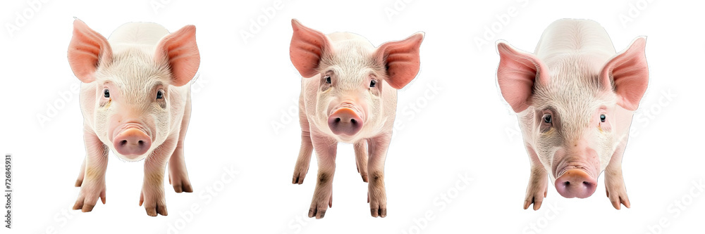 Collection of PNG. Pig isolated on a transparent background. Stock ...