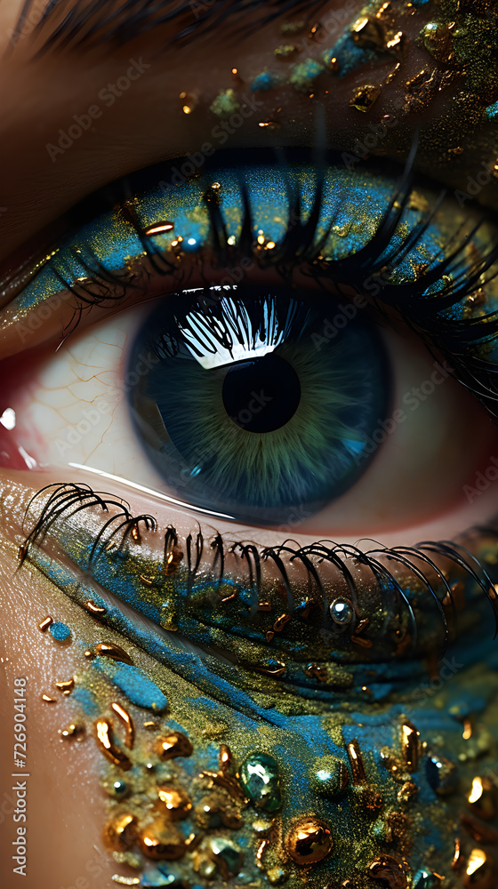 Detailed Up-close Image of Beautiful, Expressive Eyes - A Deeper Look ...