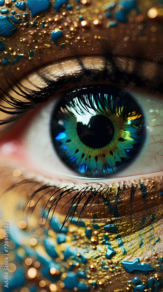 Detailed Up-close Image of Beautiful, Expressive Eyes - A Deeper Look ...