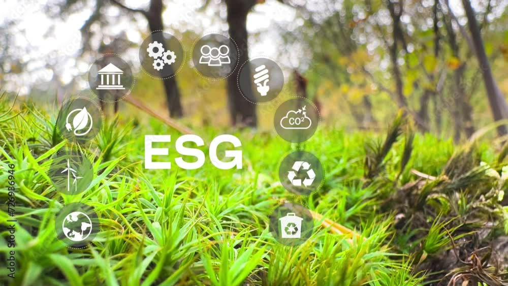 ESG concept Environmental social and governance in sustainable and ...