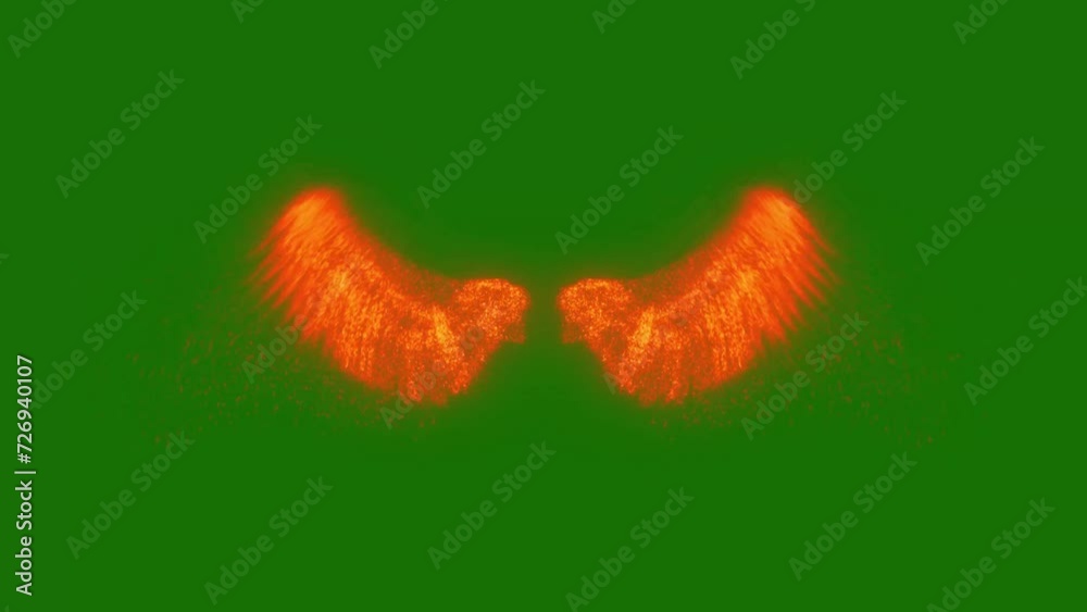 Angel wings high Resolution effects video green screen 4k, Easy ...