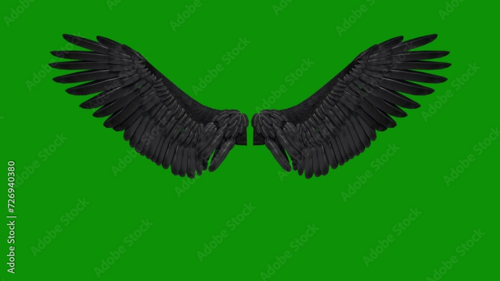 Angel wings high Resolution effects video green screen 4k, Easy ...