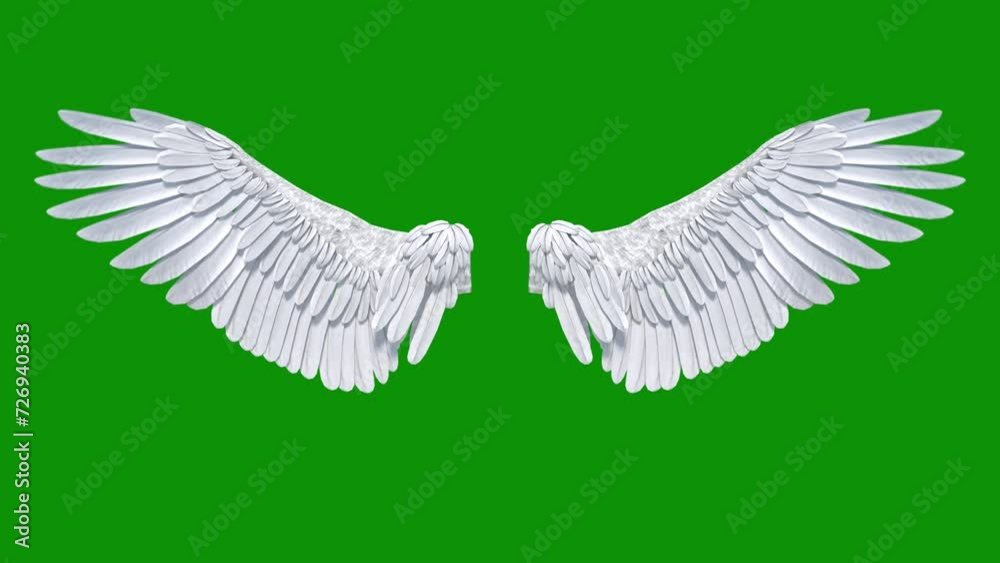 Angel wings high Resolution effects video green screen 4k, Easy ...