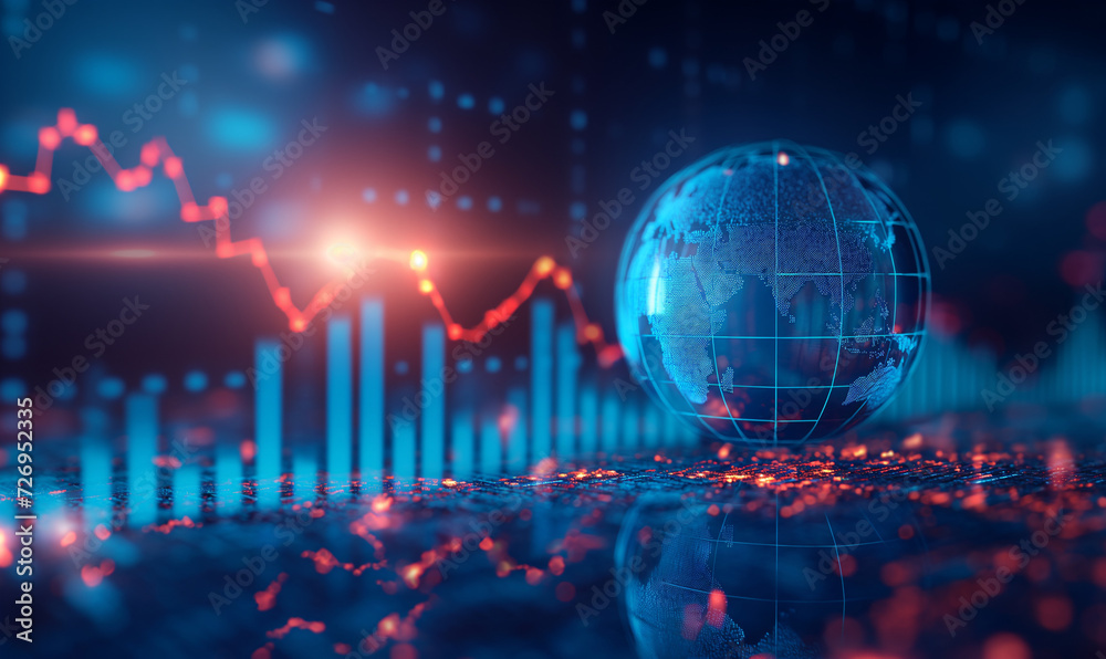 Global economic trend analysis Business growth and asset investment ...
