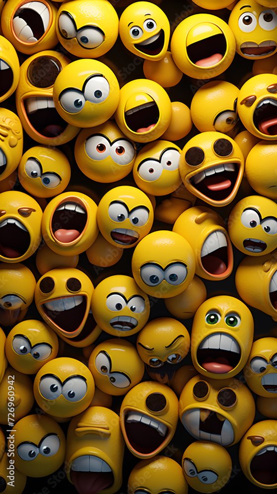A Comprehensive Collection of Diverse Emoji Expressions Showcasing a ...