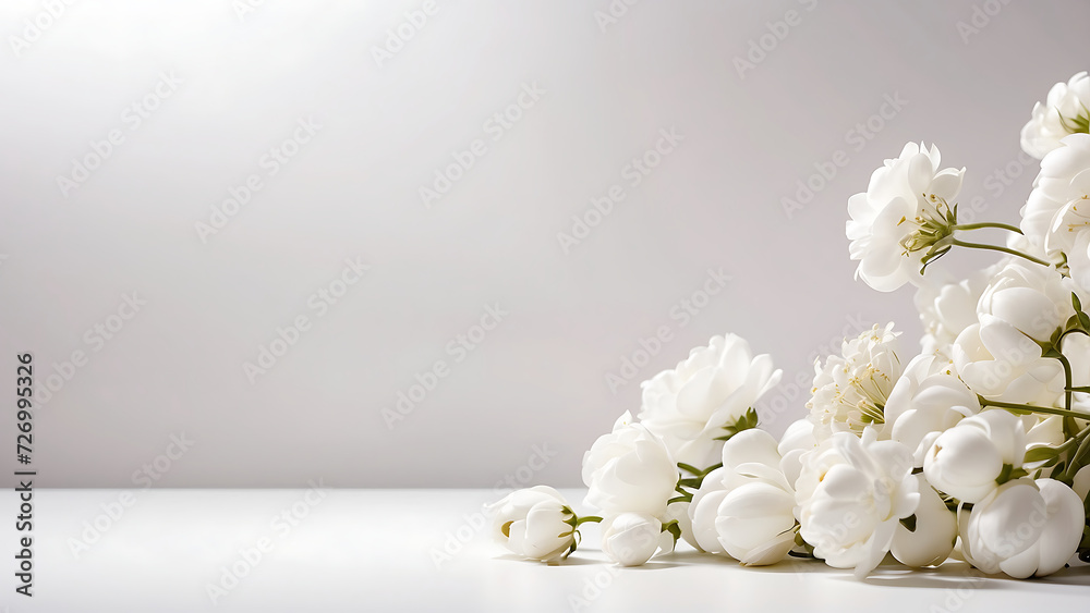 Ambient soft white light background as graphics resource for card ...