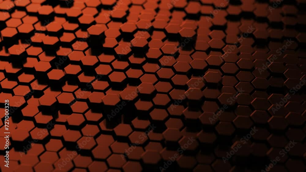 Abstract orange honeycomb. Abstract Hexagonal Diamonds. Modern template ...