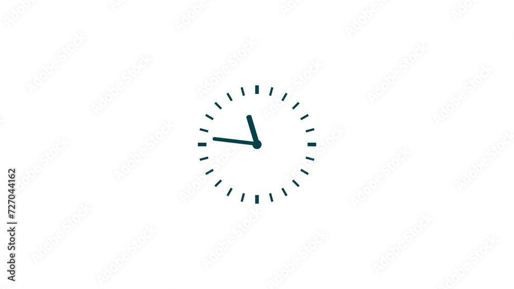 Abstract geometric dark gray clock illustration. Digital clock and ...