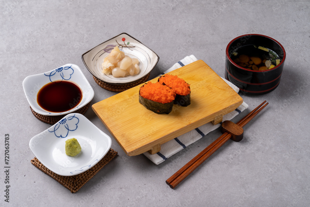 Flatfish, sushi, salmon, fish, sashimi, shrimp, tuna, Japanese, big ...