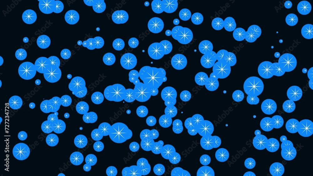 Stockvideon Video clip one-minute computer render of an abstract ...