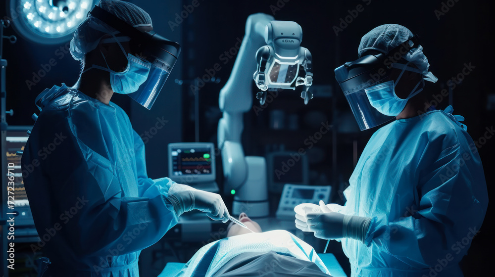 Surgeons use high-precision remote-controlled mini forceps to operate ...