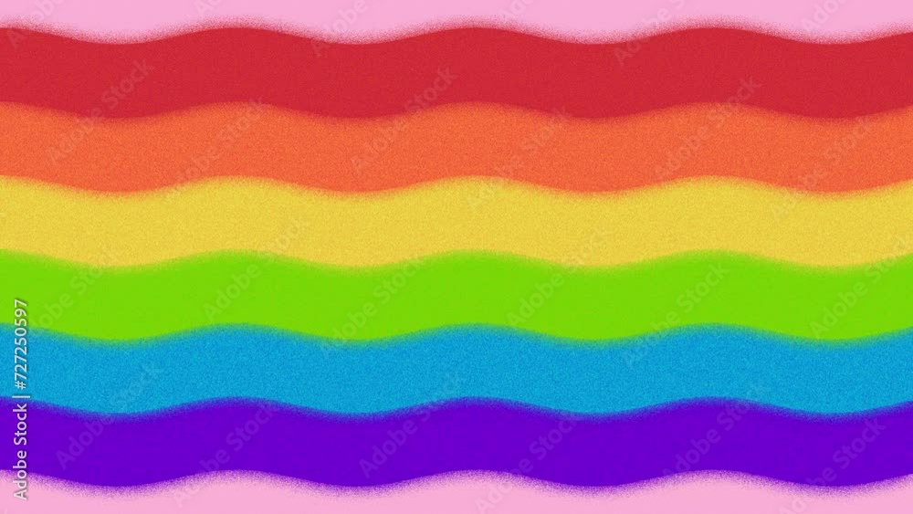 Pride Banner with LGBTQ Rainbow Flag Wave. Pride Month Web Banner ...